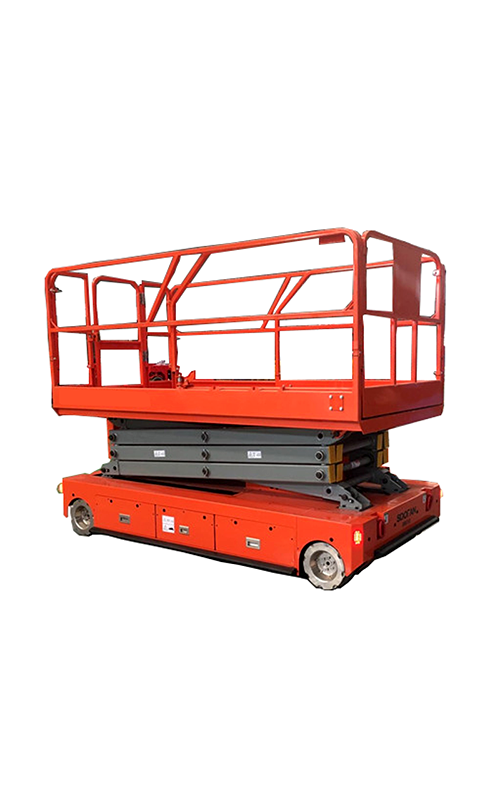 Omnidirectional self-propelled scissor fork aerial working platform ...