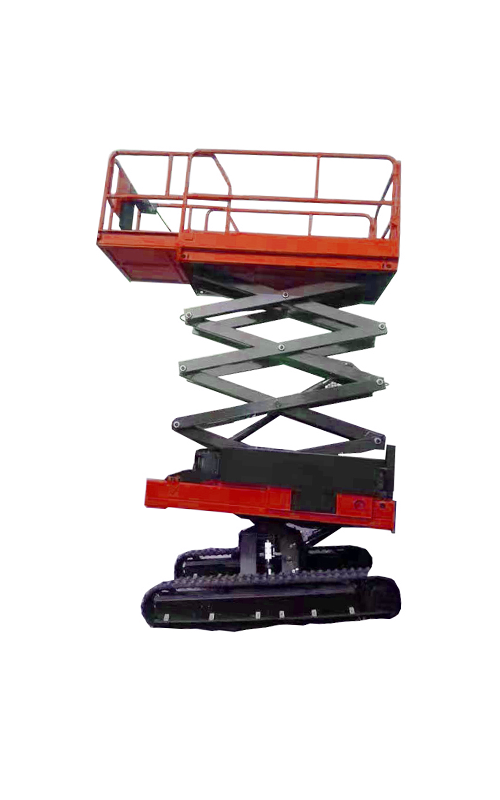 Track-type self-leveling scissor aerial work platform - Jinan Felici ...